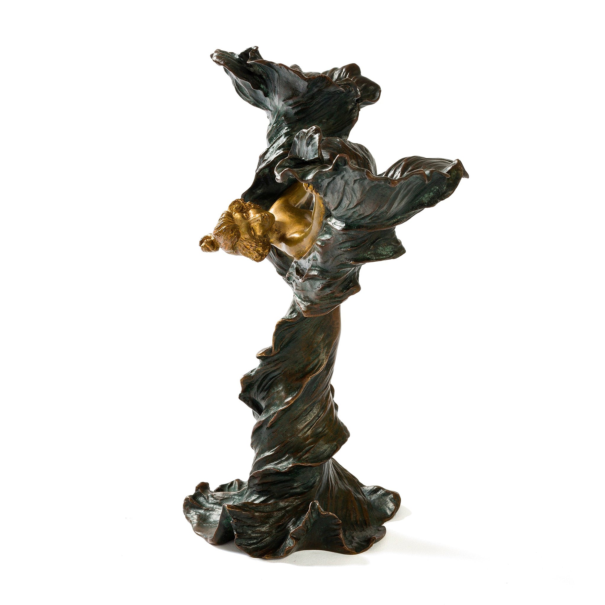 Macklowe Gallery | Louis Chalon "Loie Fuller" Bronze Sculpture ...