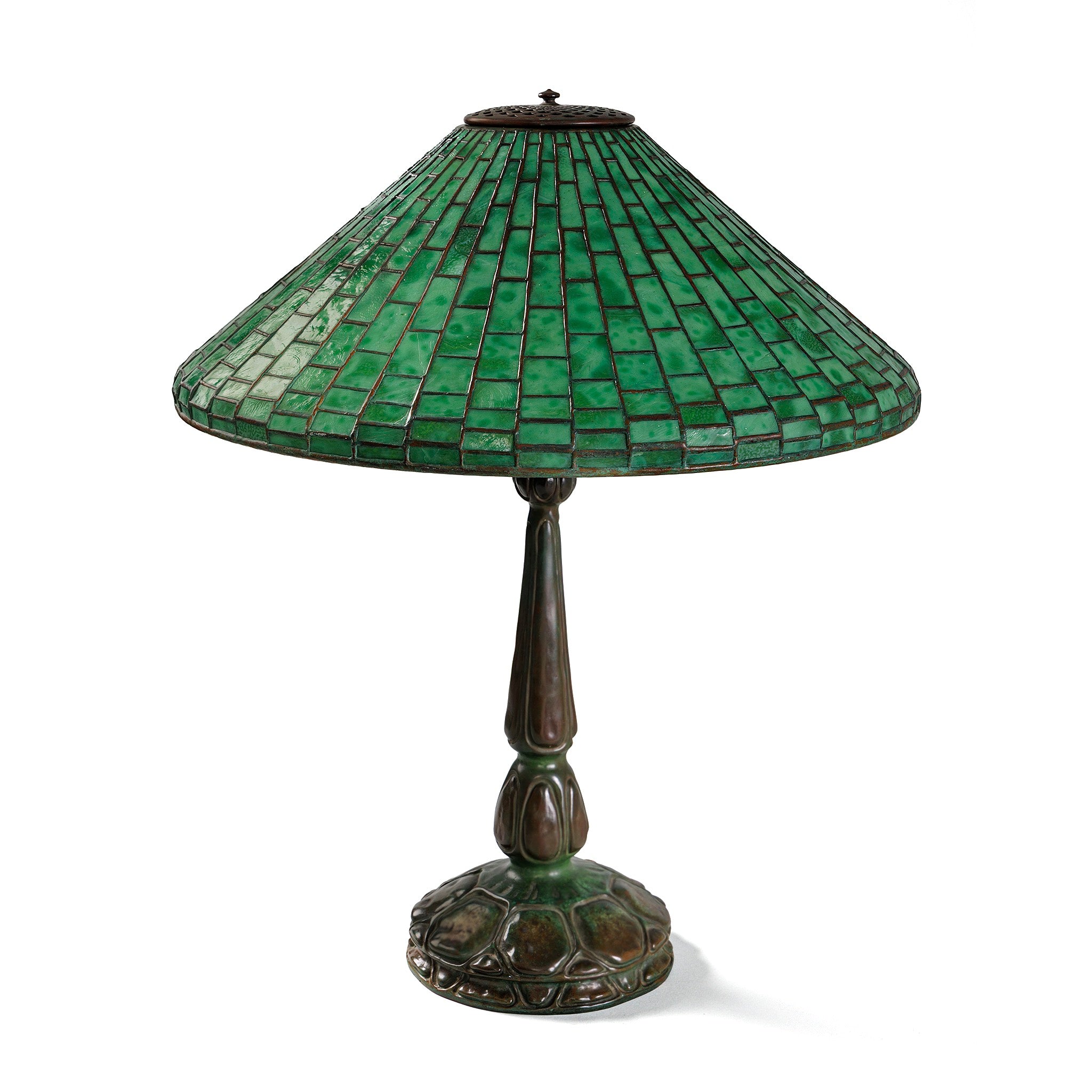 Macklowe Gallery | Tiffany Studios New York "Plain Squares" Table Lamp ...