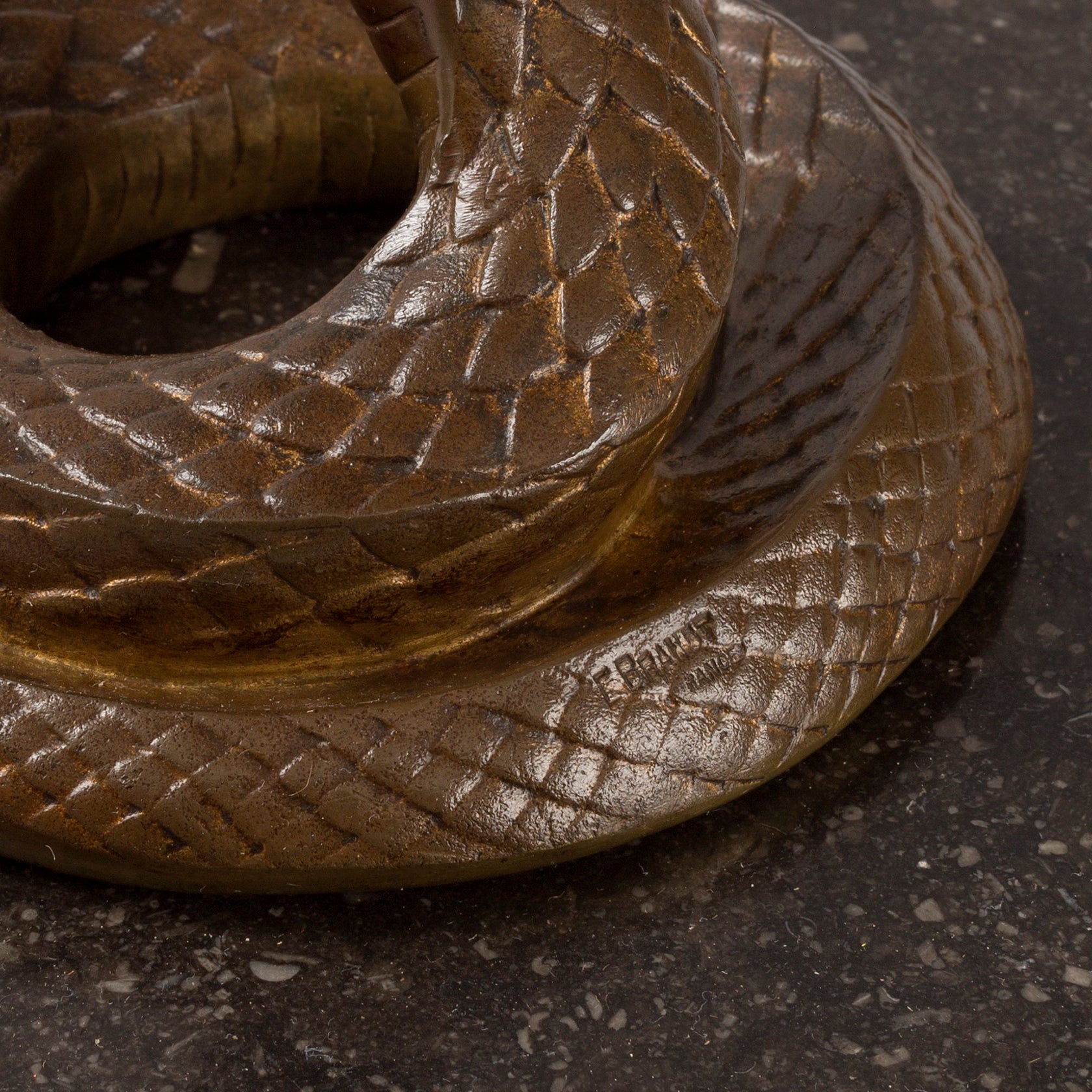 Macklowe Gallery | Edgar Brandt and Daum “La Tentation” Table Lamp ...