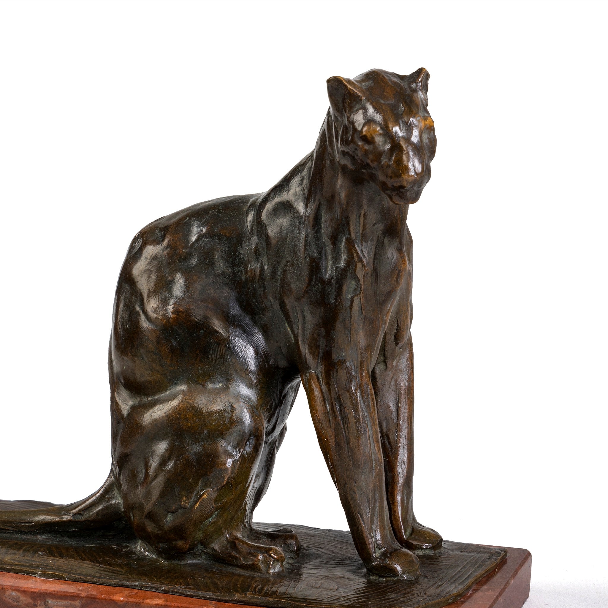 Macklowe Gallery | Rembrandt Bugatti "Seated Panther, small model ...