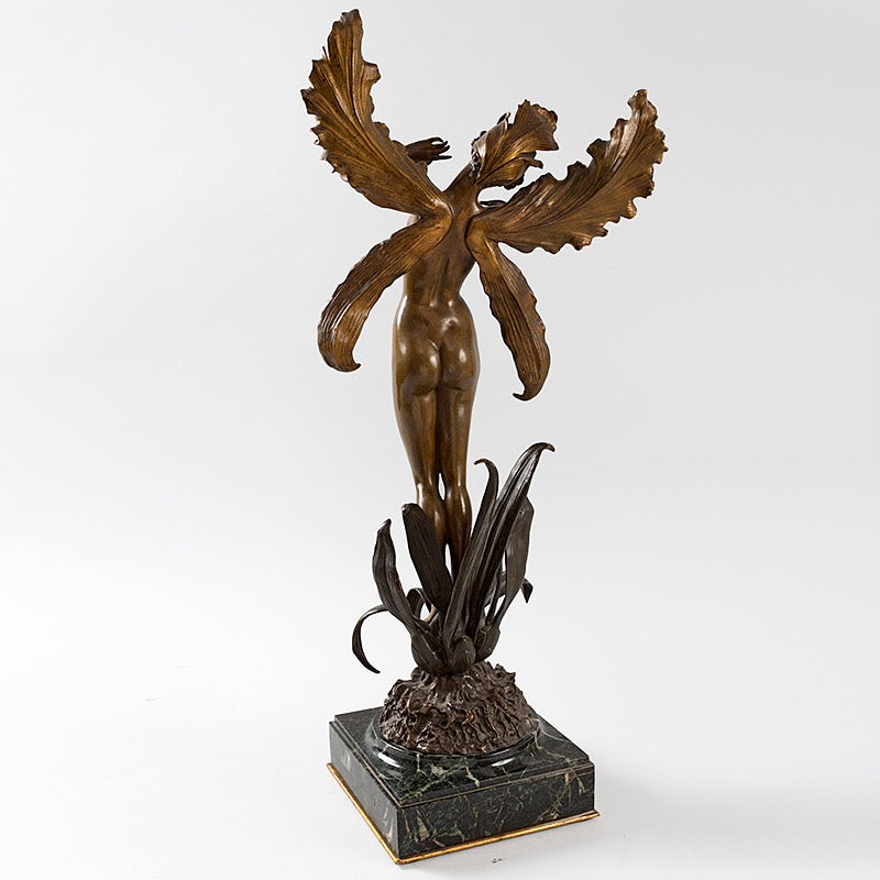 Macklowe Gallery | Louis Chalon "La Fée" Bronze Sculpture – MackloweGallery