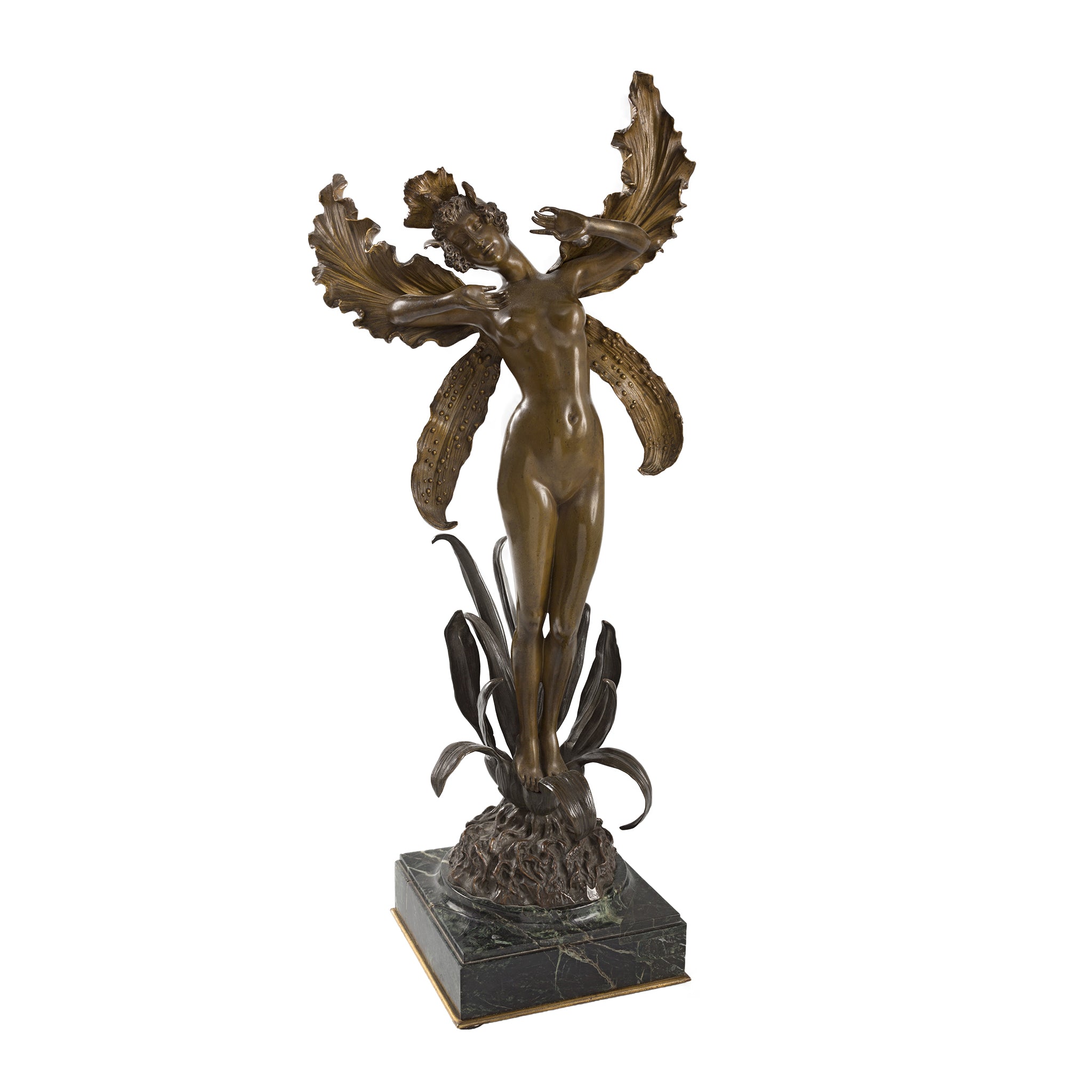 Macklowe Gallery | Louis Chalon "La Fée" Bronze Sculpture – MackloweGallery