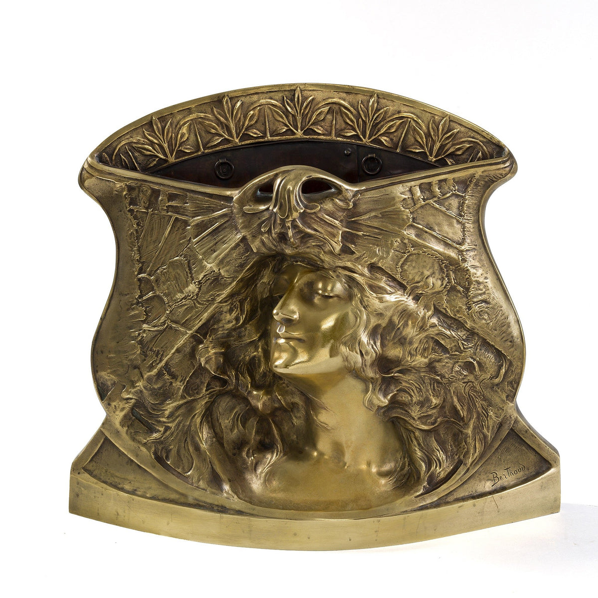 Macklowe Gallery | Paul-François Berthoud "Chrysalide" Bronze Planter ...