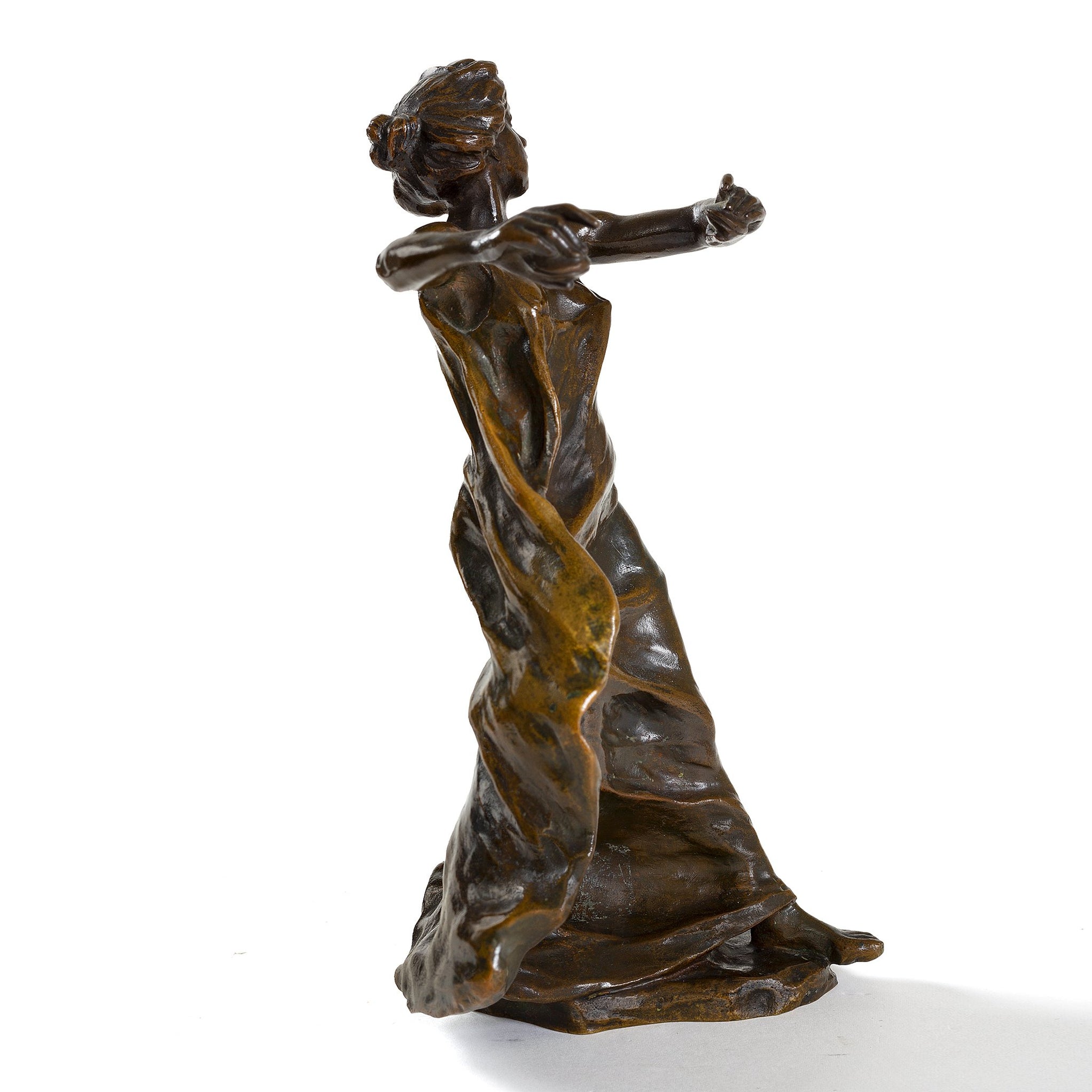 Macklowe Gallery | François-Rupert Carabin Bronze Castanet Dancer ...