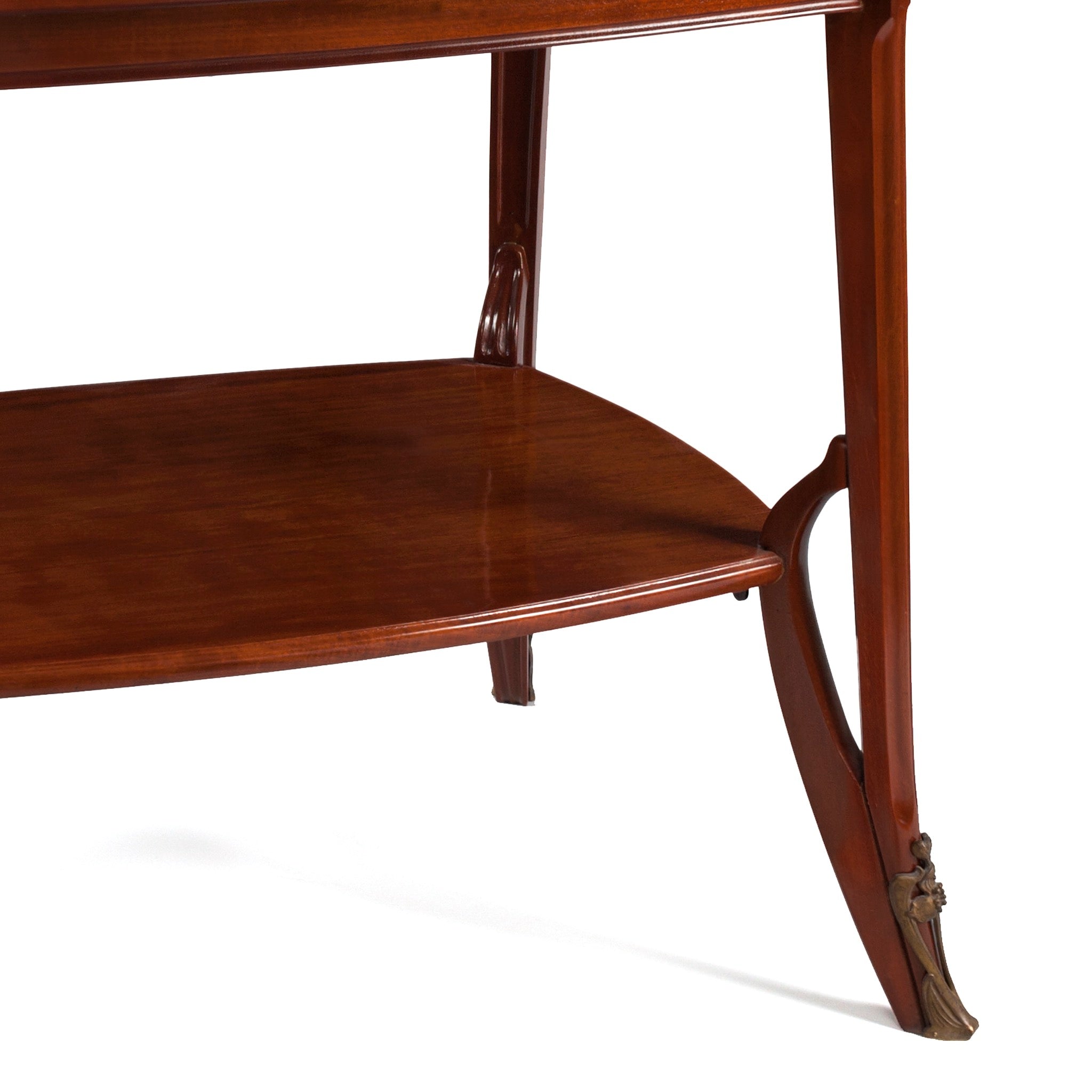 Macklowe Gallery | Louis Majorelle Mahogany Two-Tiered Center Table ...