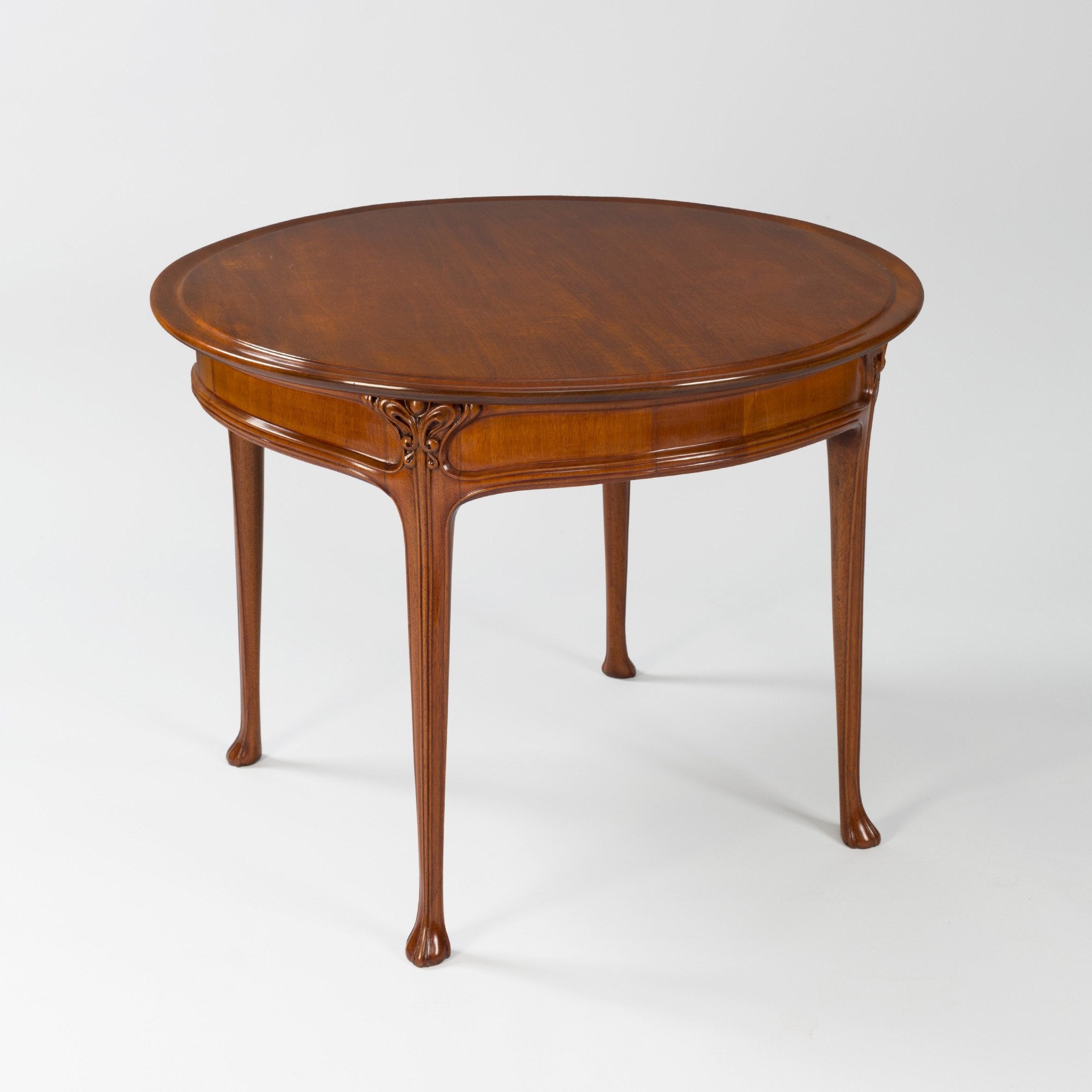 Macklowe Gallery | Edouard Colonna Mahogany Side Table – MackloweGallery