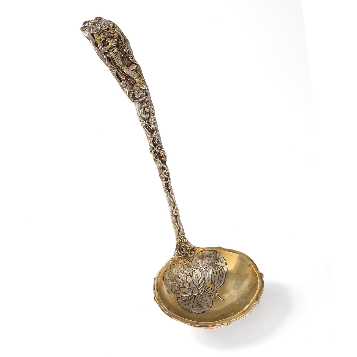 Holding Soup Ladle