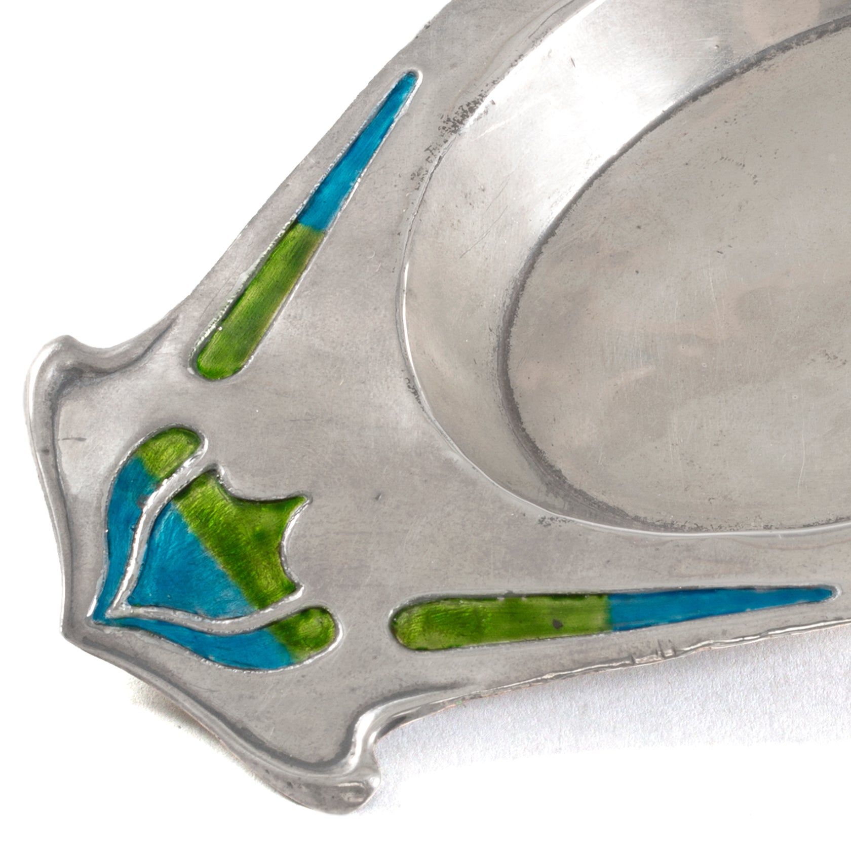 Macklowe Gallery | William Hutton & Sons, Ltd. Silver and Enamel Dish ...