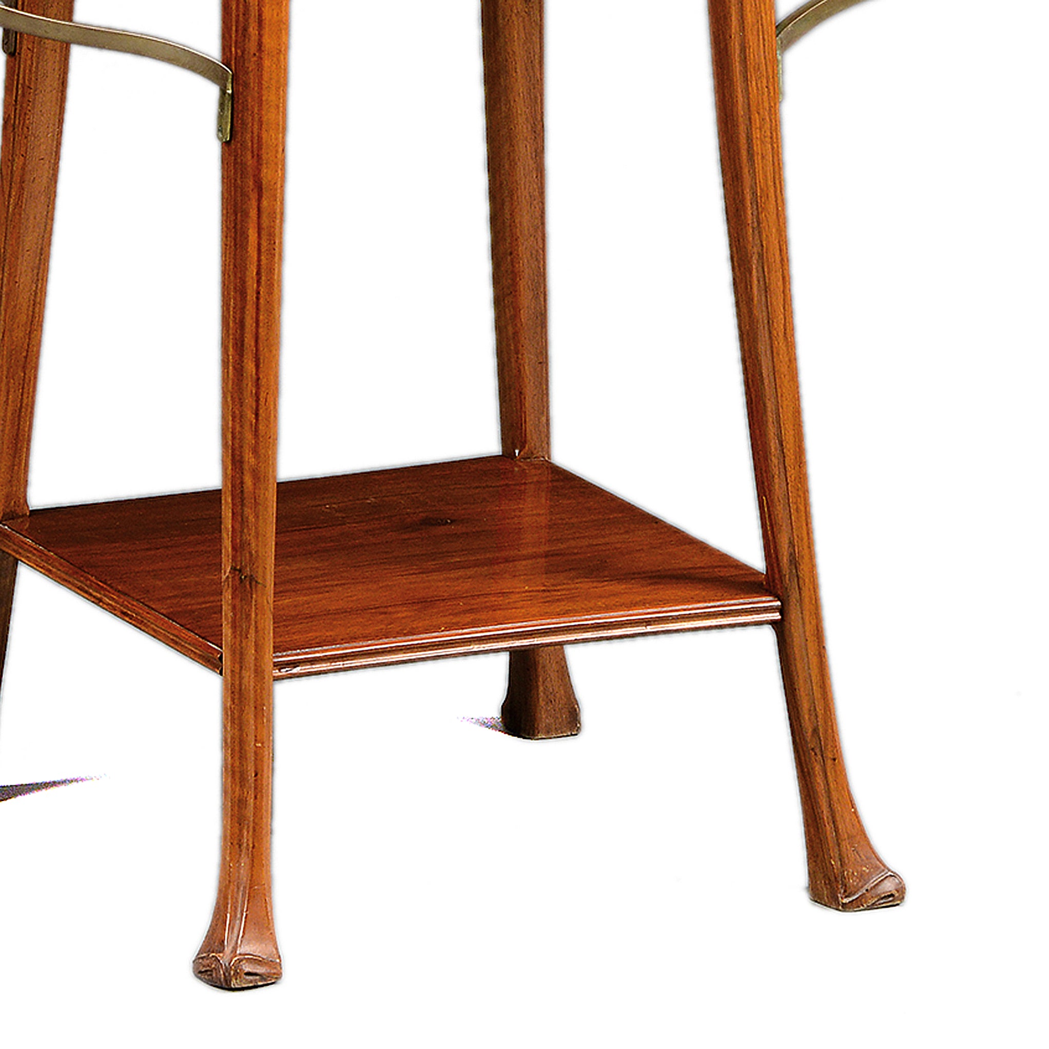 Macklowe Gallery | Eugène Gaillard Walnut and Bronze Pedestal ...